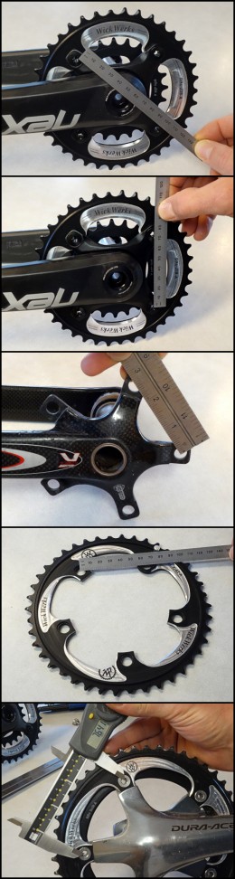 Bolt Circle Diameter or BCD for Bicycle Cranks and Chainrings